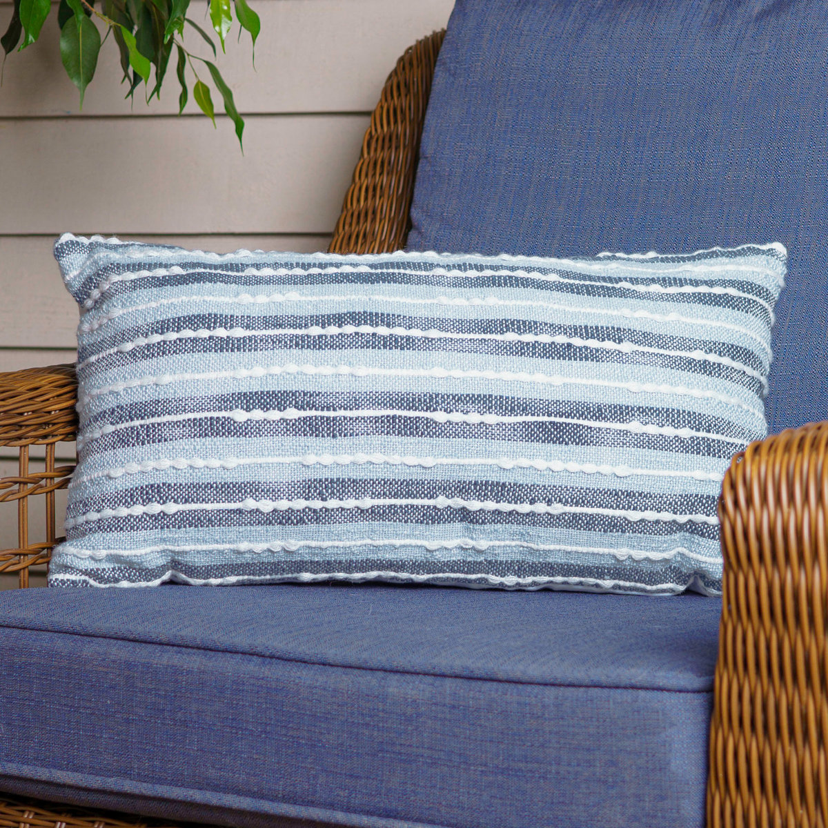 Elsie & Zoey Romy Polyester Lumbar Rectangular Indoor/Outdoor Pillow Cover & Insert | Wayfair